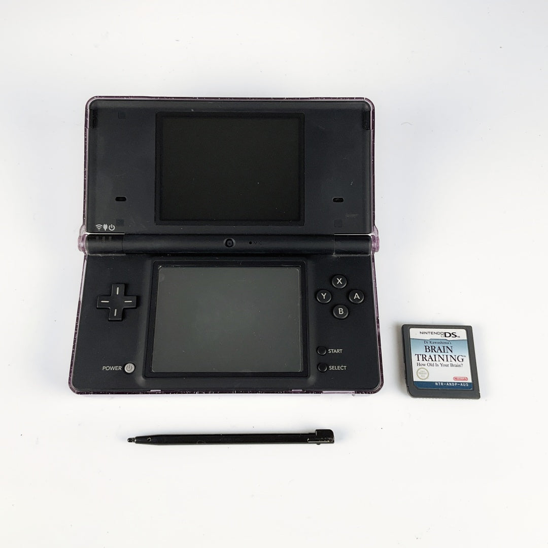Nintendo DS console with 'Dr Kawashim's, Brain Training' game included ...