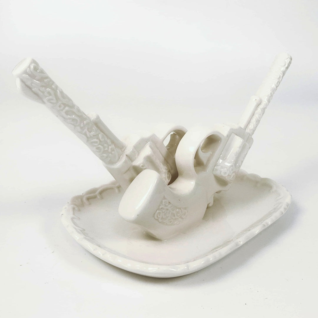 IMM Living - Crossed Revolvers on a Decorative Base – SPCA Op Shops