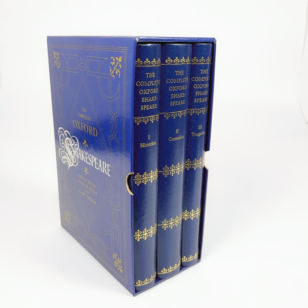 The Complete Oxford Shakespeare Hardcover 3 Book Set – SPCA Op Shops