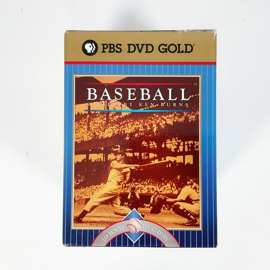 PBS DVD Gold Baseball A Film by Ken Burns 9 Original 1 Bonus Disk Docu ...