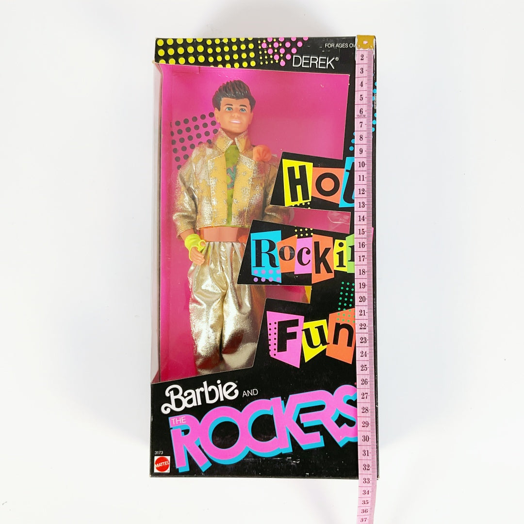 Mattel 1986 Barbie and The Rockers – Hot Rockin’ Fun Derek – SPCA Op Shops