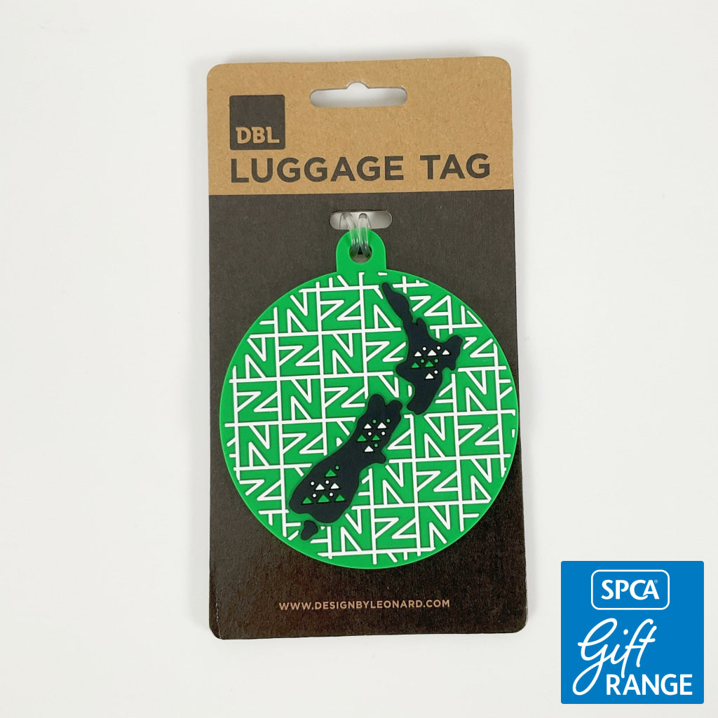 DBL - Retro Map - Luggage Tag – SPCA Op Shops