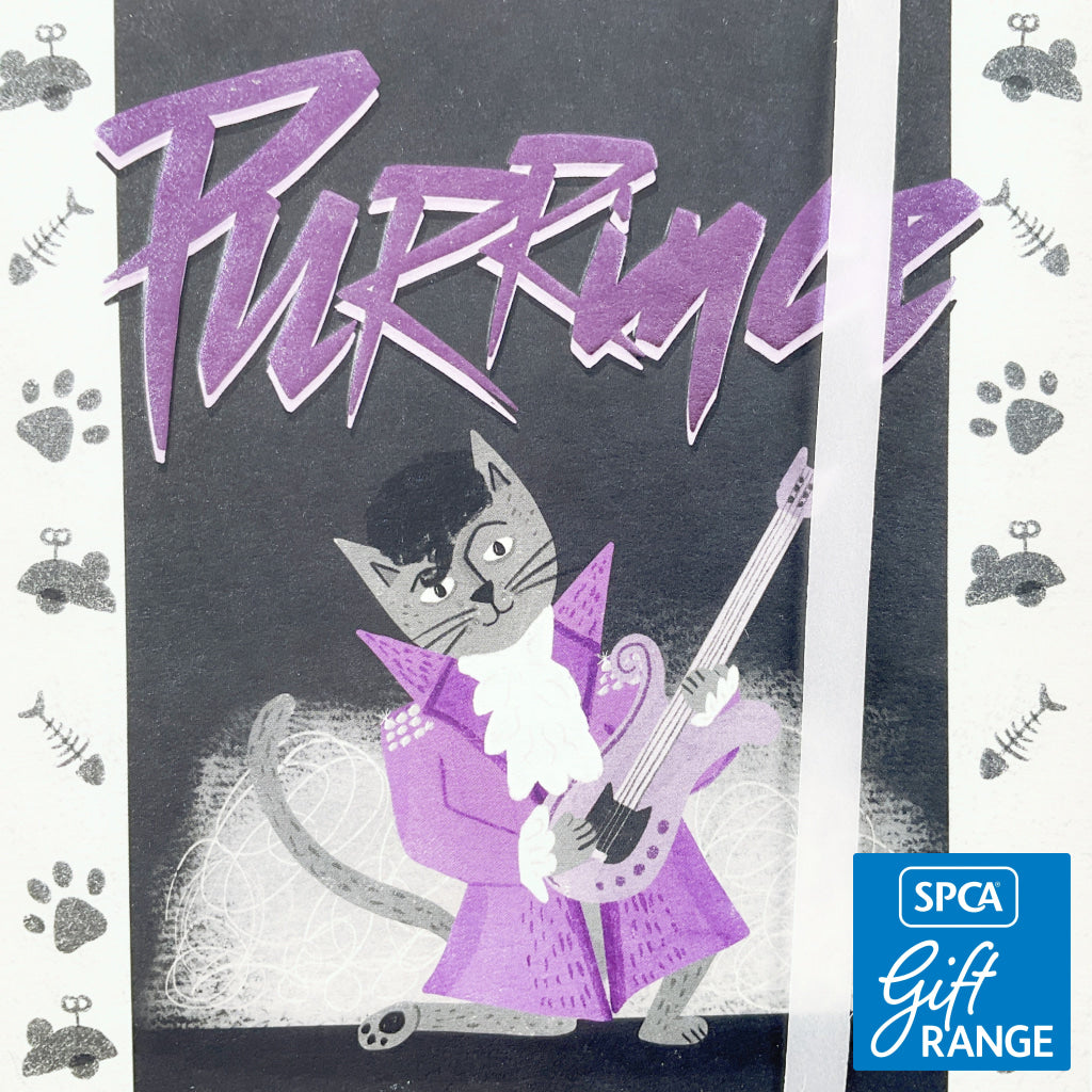 Nia Gould - Purrince Greeting Card – SPCA Op Shops